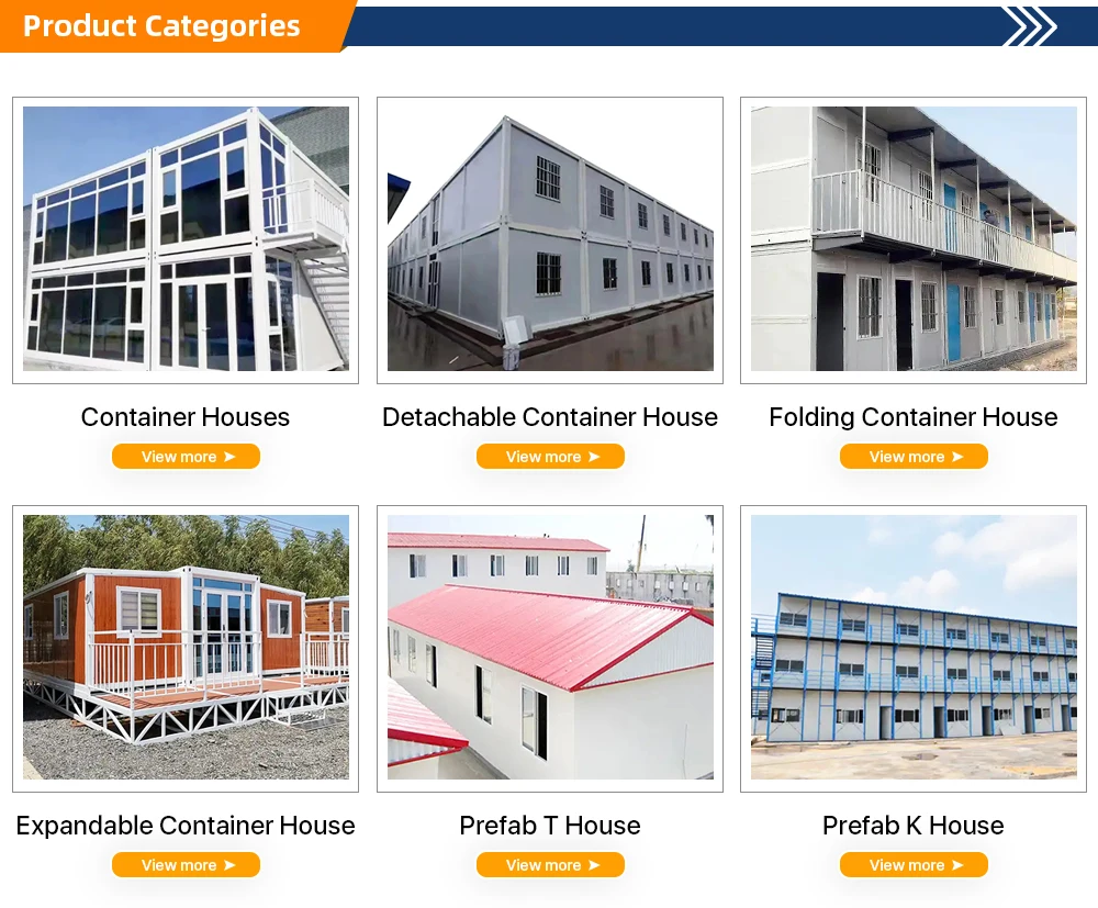 2 Storey Prefab House K Type Prefabricated Houses For Building Site As ...