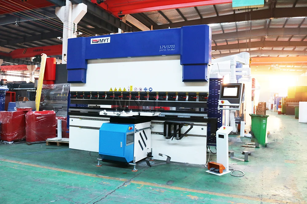 Servo Motor Control Hydraulic Cnc System Optional Press Brake Da53t Cnc Front Support 160tons ...