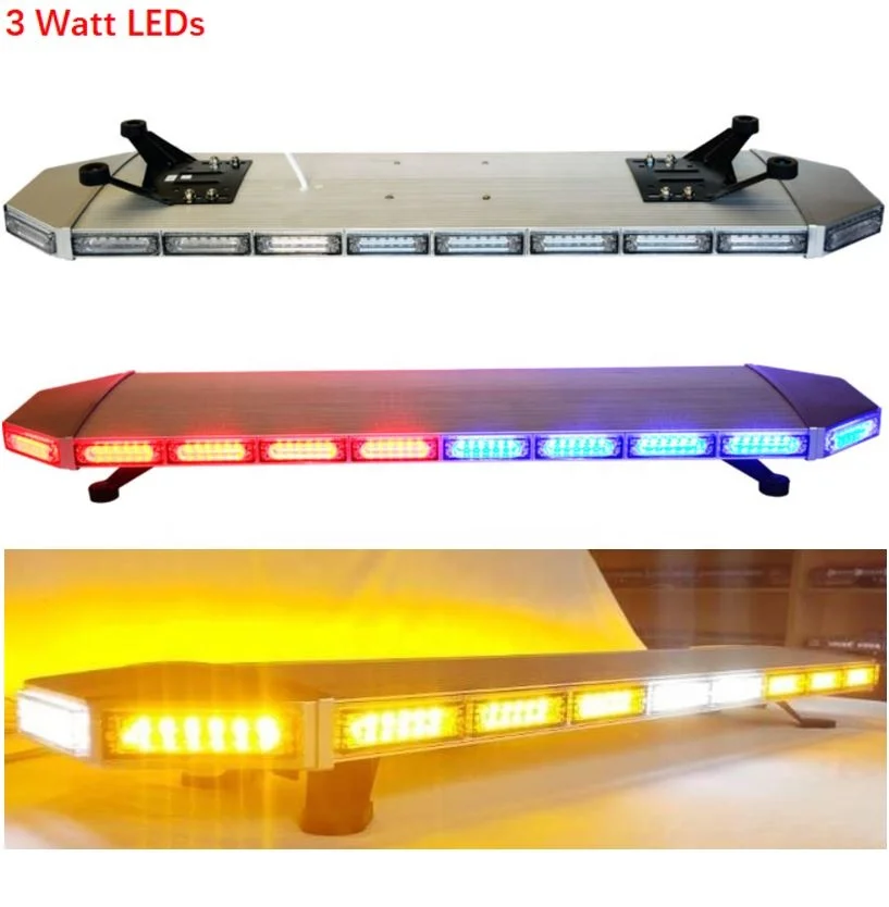 ECE R65 High Bright 3 Watt Linear 6 Led Patrol Warning Strobe Led Light ...