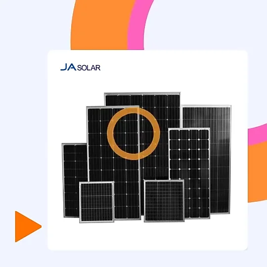 Ja Solar Jam72d30 525-550/mb 550w 72-cell Mbb Bifacial Perc Half-cell ...