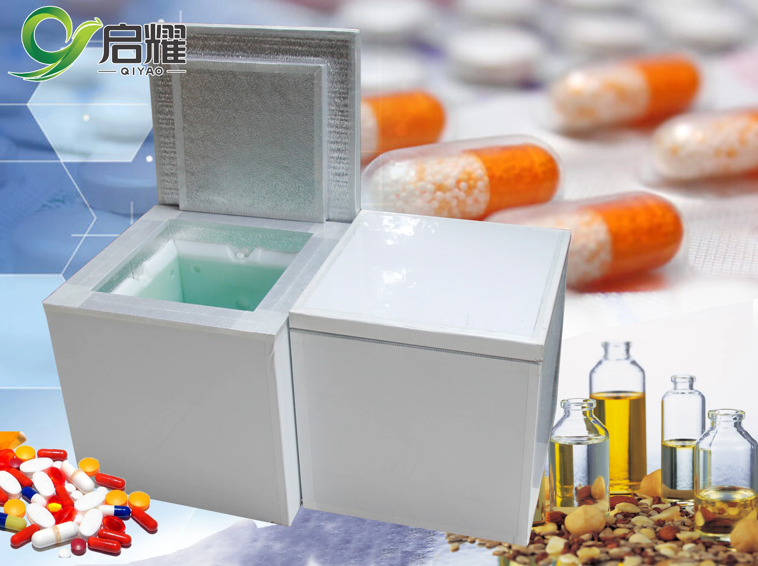 VIP Vaccine Cooler Box - Low Thermal Conductivity & Custom Size