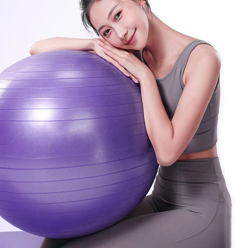 Anti Burst Pvc Exercise Ball Custom Logo Workout Gym Pilates Fitness