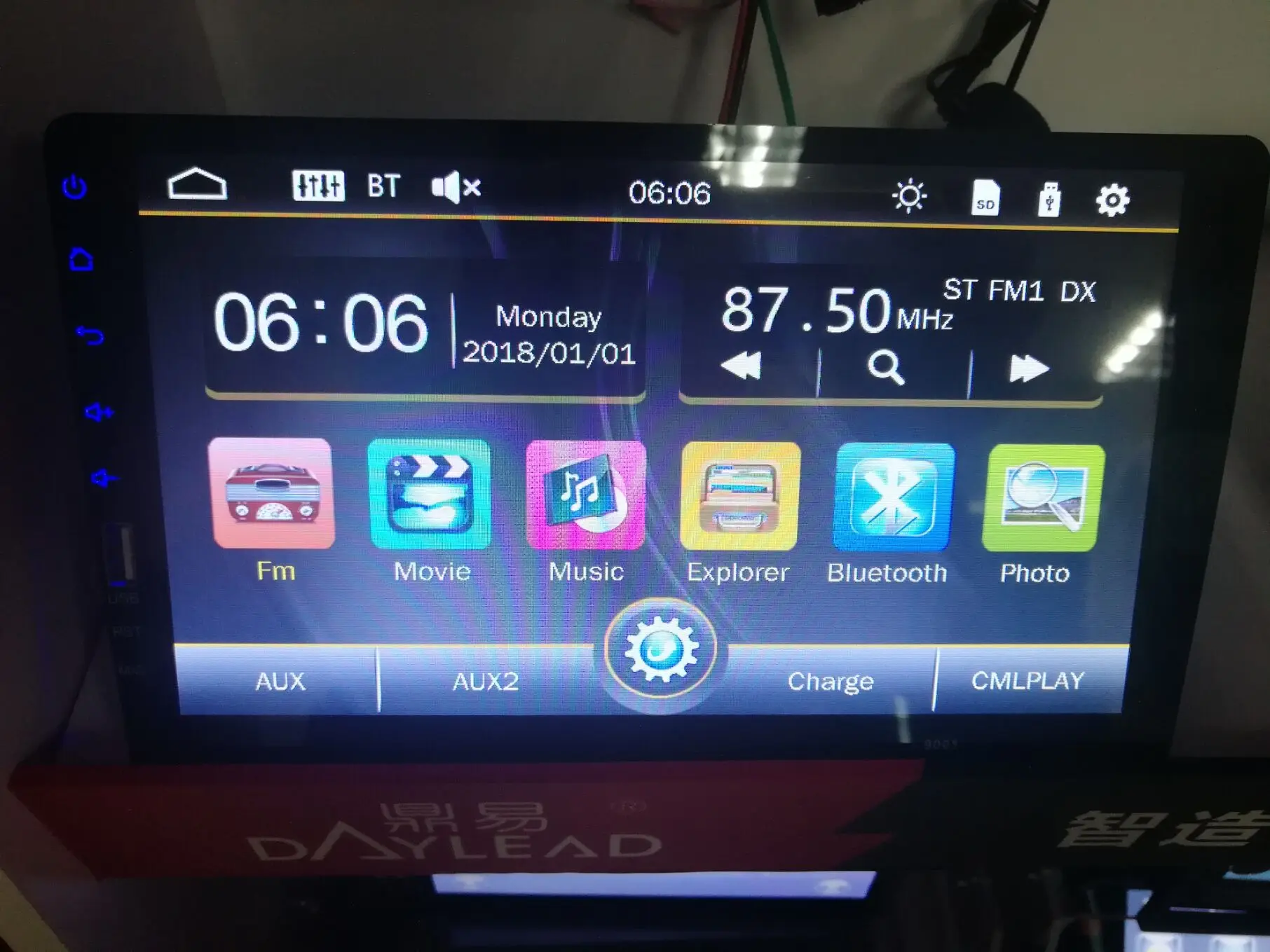 Universal Multimedia Head Unit Double Din Audio Stereo Radio 1 Din 9 ...