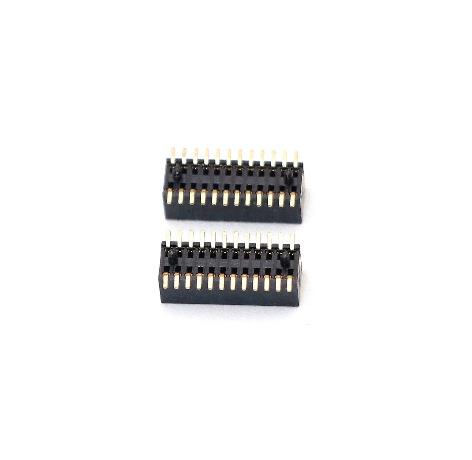 0.8mm Pitch Female Header Dual Row SMT H:3.1mm 2*1P-2*50P| Alibaba.com