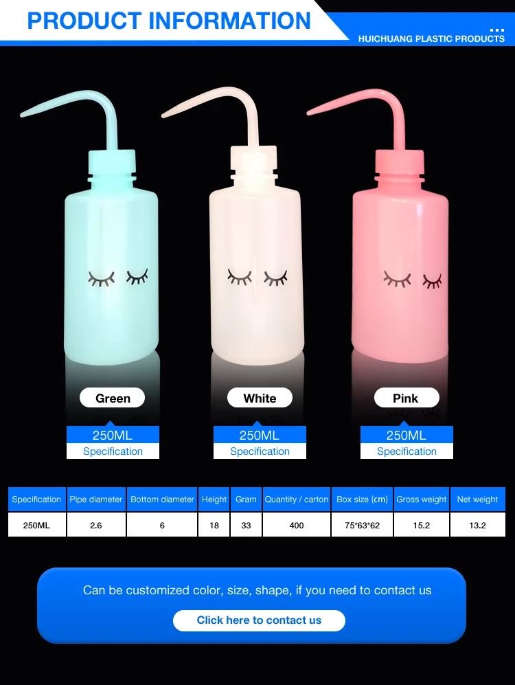 Squirt Bottle 250ml Flowing Well Squeeze Spout Tool, No Spill Wash ...