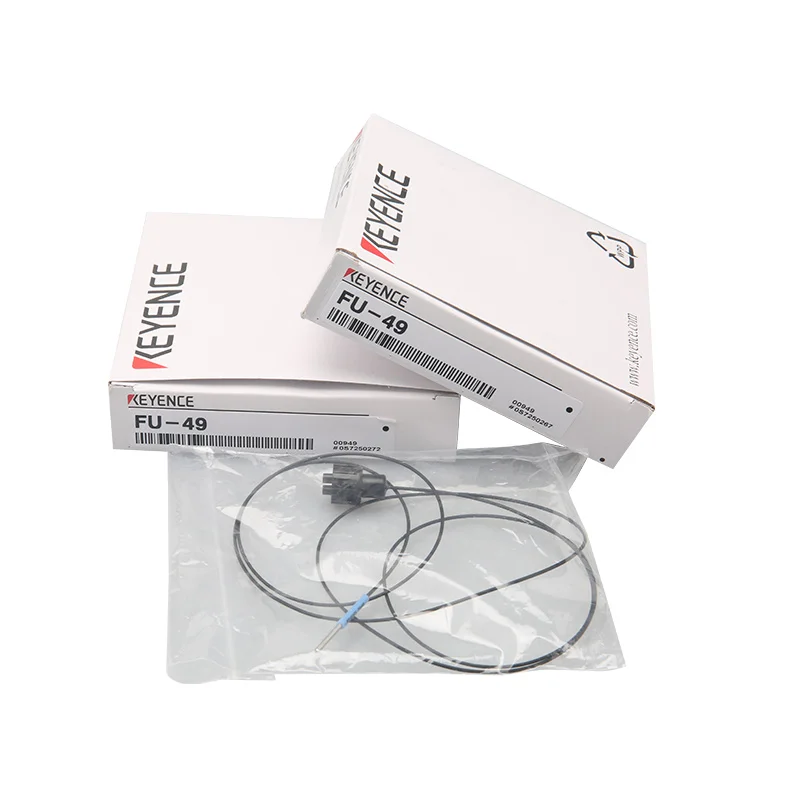 Keyence Genuine Coaxial Diffuse Reflection Fiber Optic Sensor Fu-49 ...