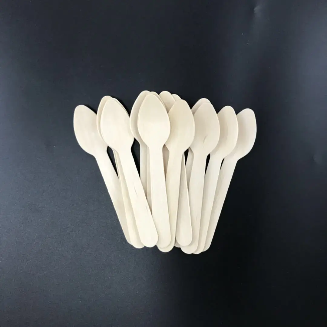 Individual Packing Strong Disposable Wooden Cutlery Set Knife Fork ...