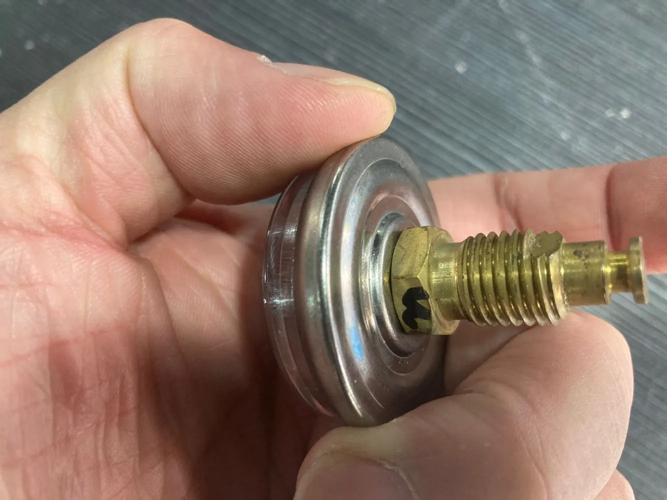 Autumn-tree Fire-Fighting Mini Pressure Gauge - Direct Drive