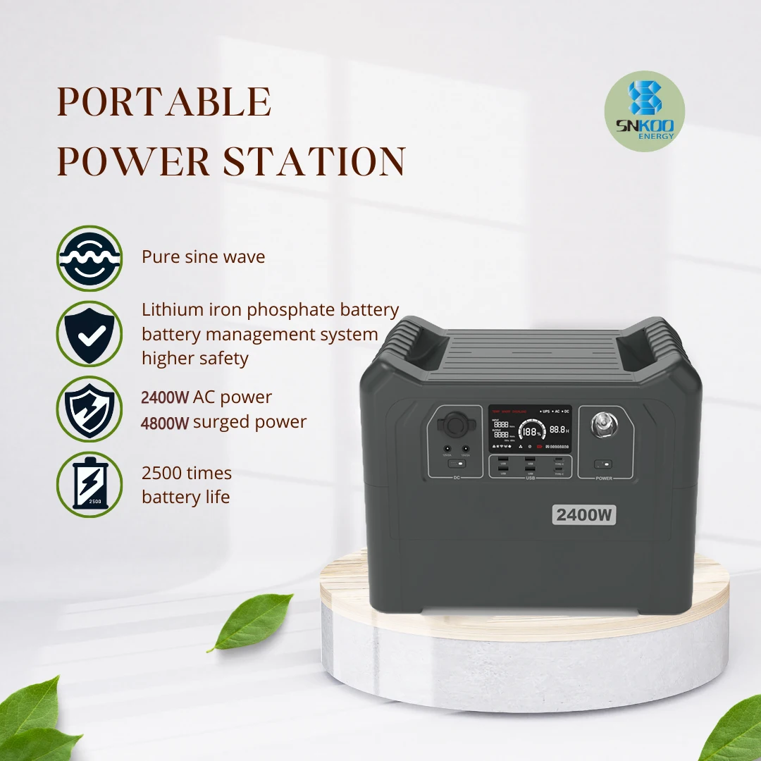 2400w portable power station portable power station with inverter ...