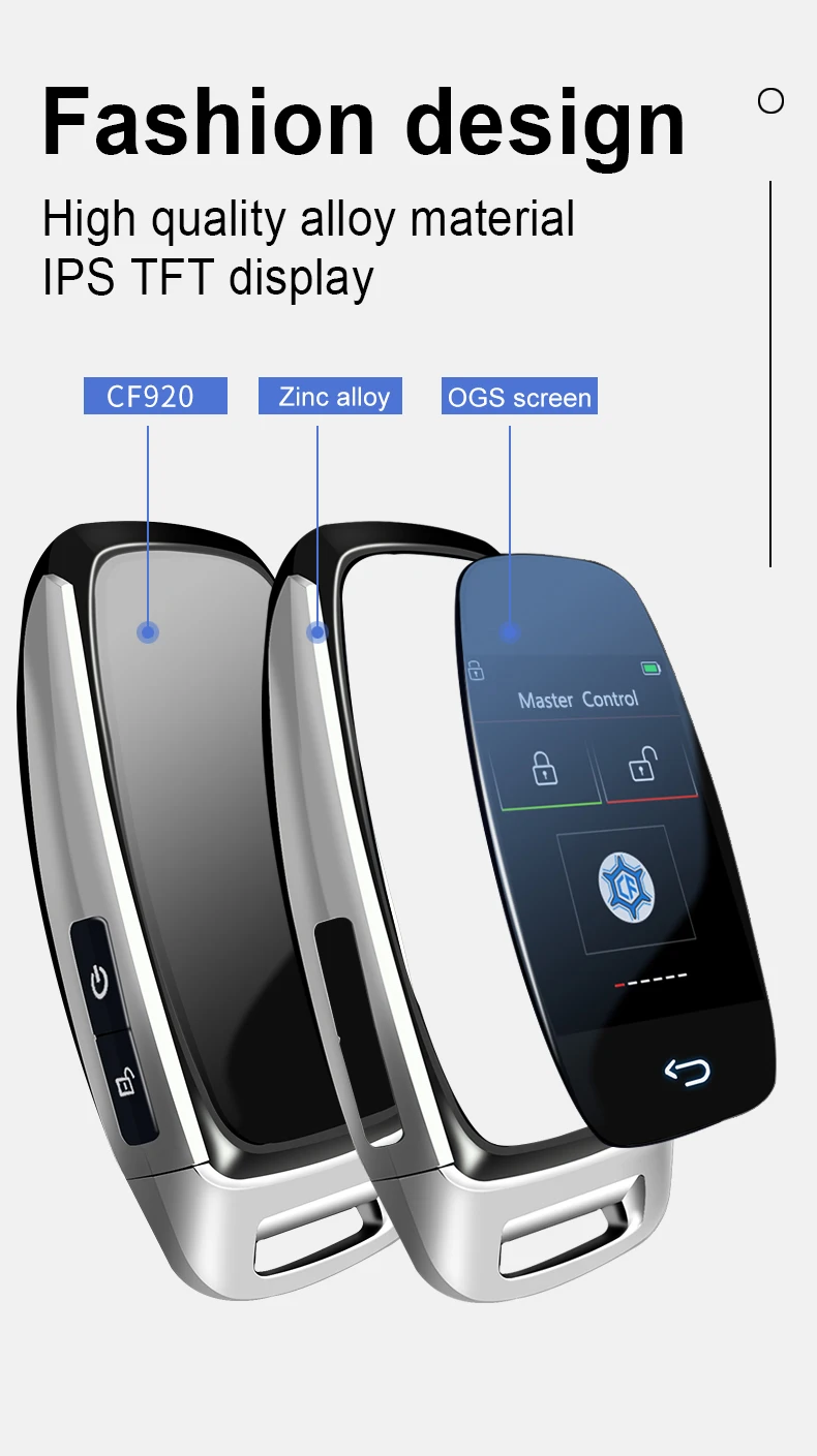 Smart LCD Car Key - Universal Replacement for All Cars