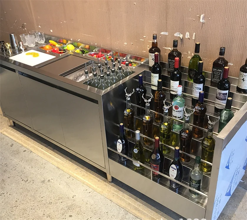 Glory Commercial Portable Bar Mixing Wine Beverage Station