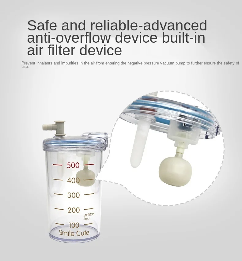 Portable Adjustable Negative Pressure Suction Machine Sputum Suction ...