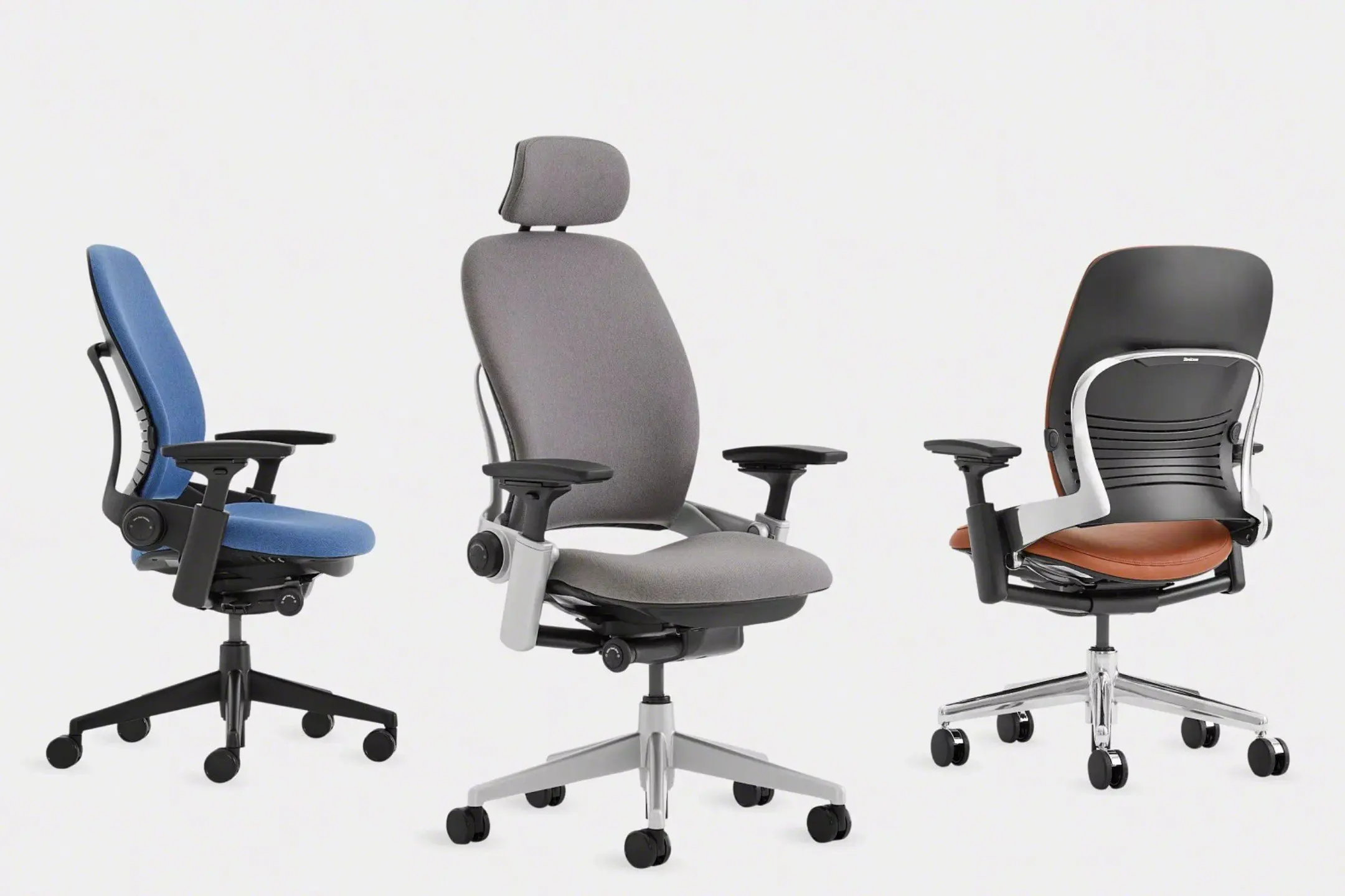 AJUNION New Design Ergonomic Office Chair Adjustable Arms Premium Seat ...