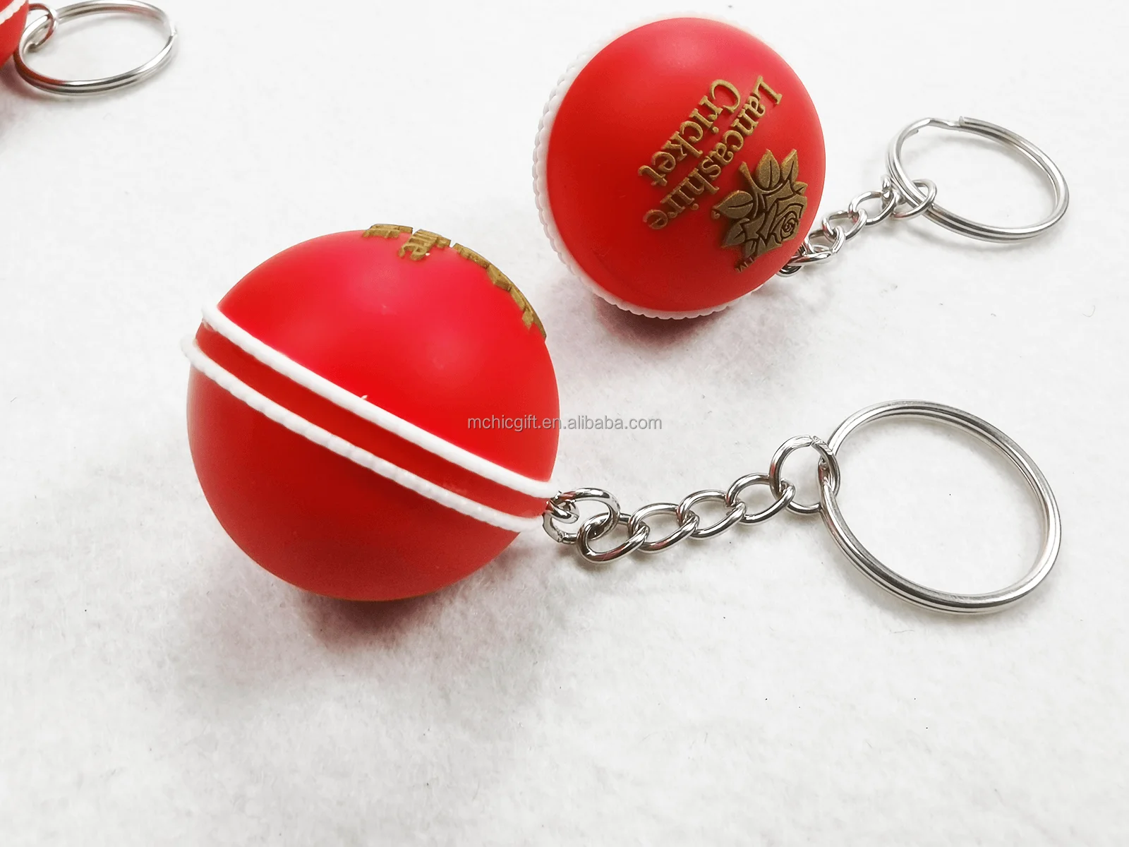 Custom 3D Keychain Plastic Key Chains Sublimation Keyrings Soccer Ball ...