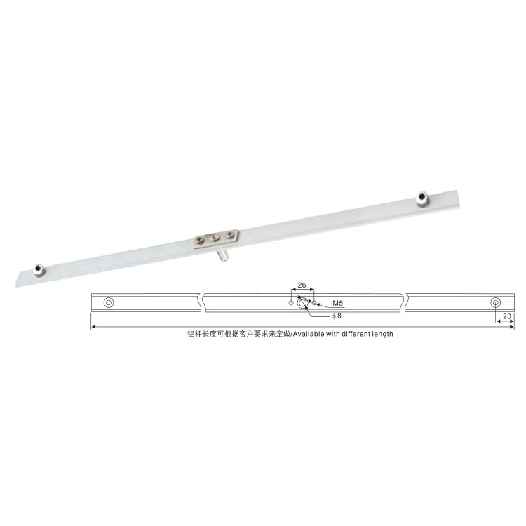 Aluminium alloy extrusion transmission rod for 2 points lock CLG001D ...