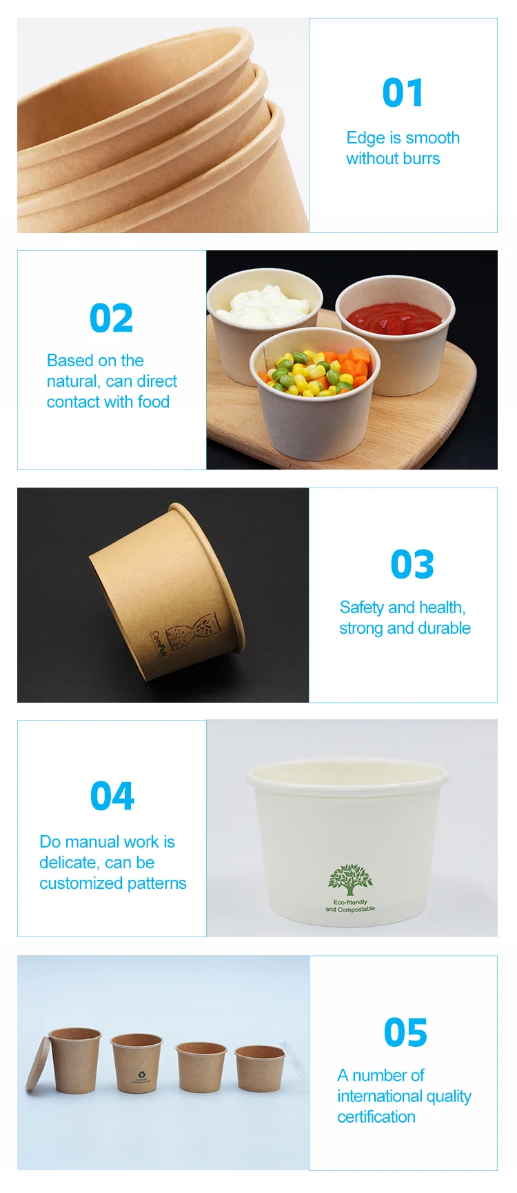 Compostable 1oz Sauce Cups - Bio-Degradable & Customizable