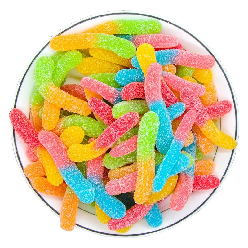 Wholesale Sugar Coated Sour Snake Jelly Gummy Stick Candy - Buy Snake ...