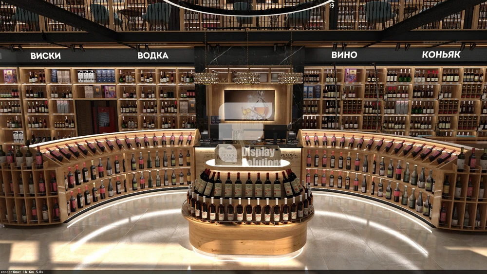 Customized Wholesale Factory Price for Wine Shop Design