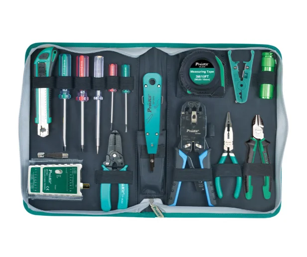 Network Crimping And Wiring Tool Set Proskit Pk-4013 For Basic Network ...