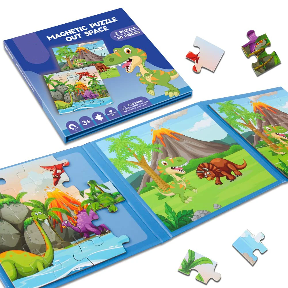 Educational Magnetic Book Puzzle Different Themes Early Educational ...