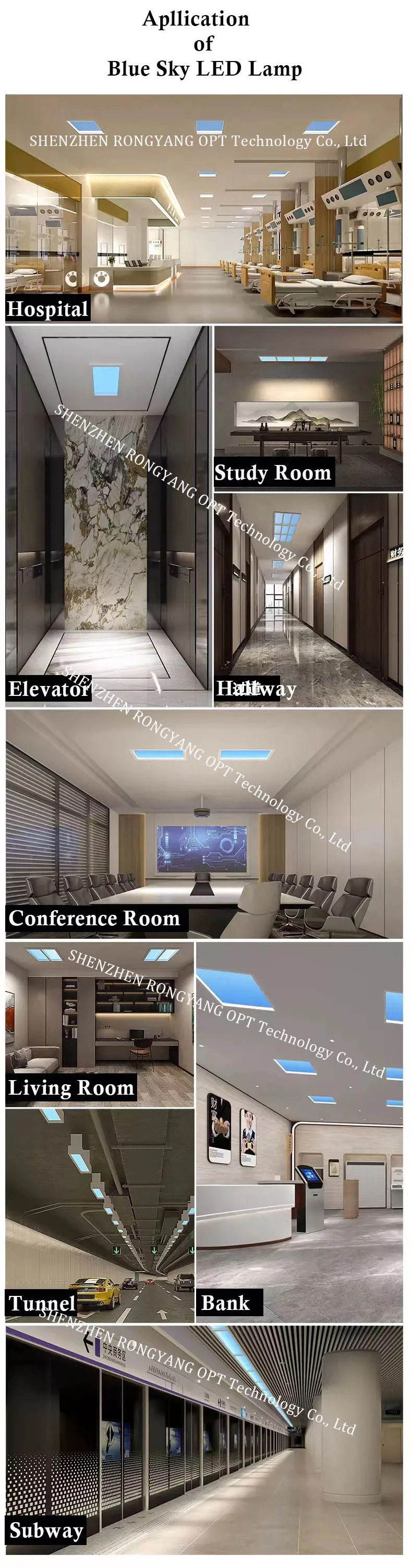 Artificial Skylight 100W - Simulate Blue Sky Indoor Lighting