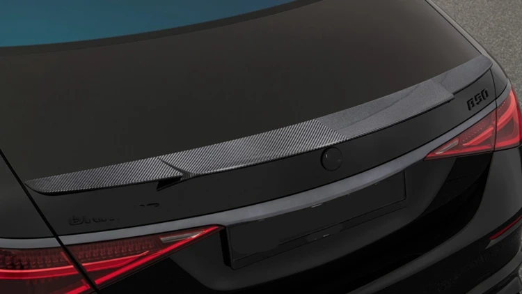 W223 Carbon Fiber Rear Spoiler Wing C217 B Style Rear Wing S63 Coupe ...