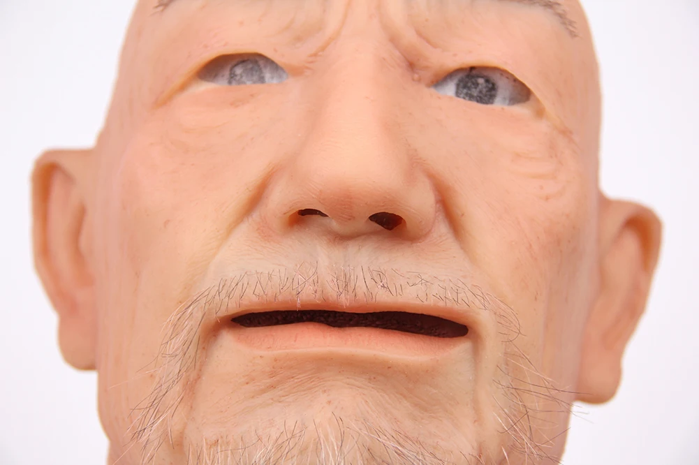 Halloween Old Man Mask - Realistic Silicone Party Props