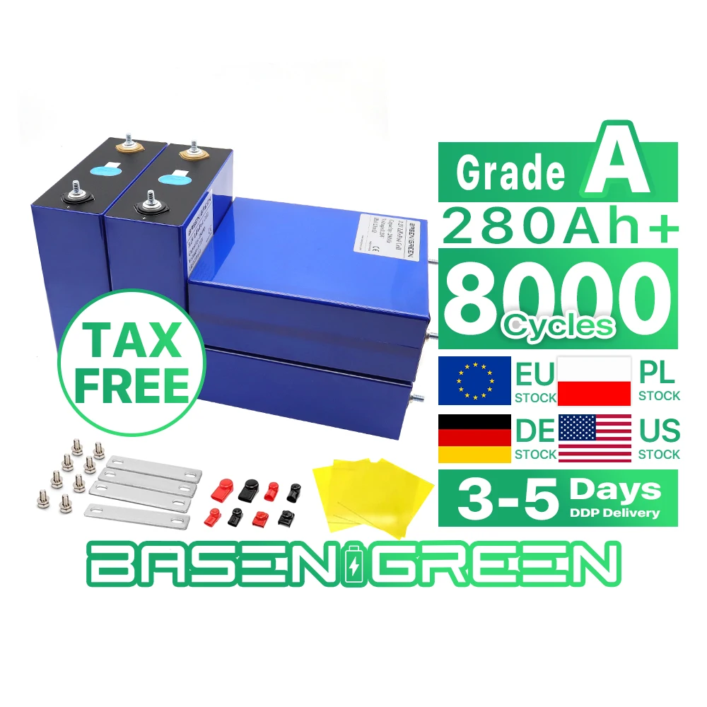 8000 Cycle Hithium 3.2v 280ah Lifepo4 Cell 3.2v280ah Energy Storage ...