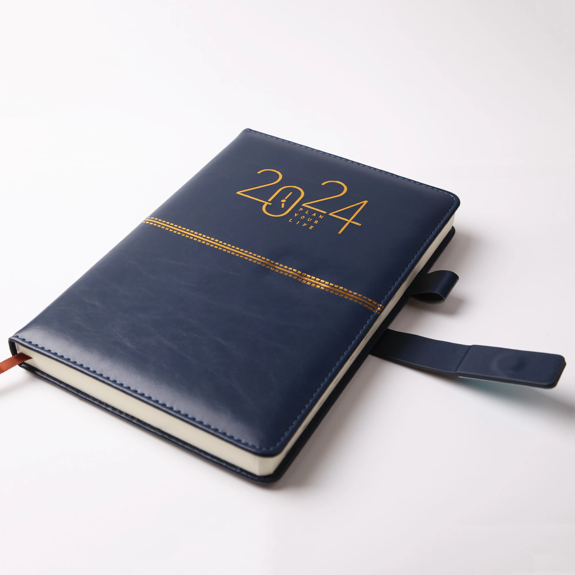 A5 Customized English Agenda Planner 2024 Diary Notebook 12 Months ...