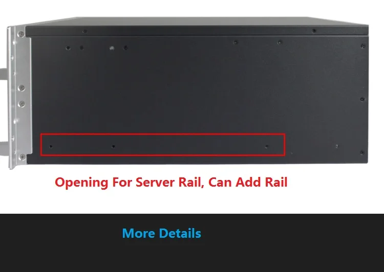 4U Server Case - Aluminum Panel Rack Chassis with Expansion