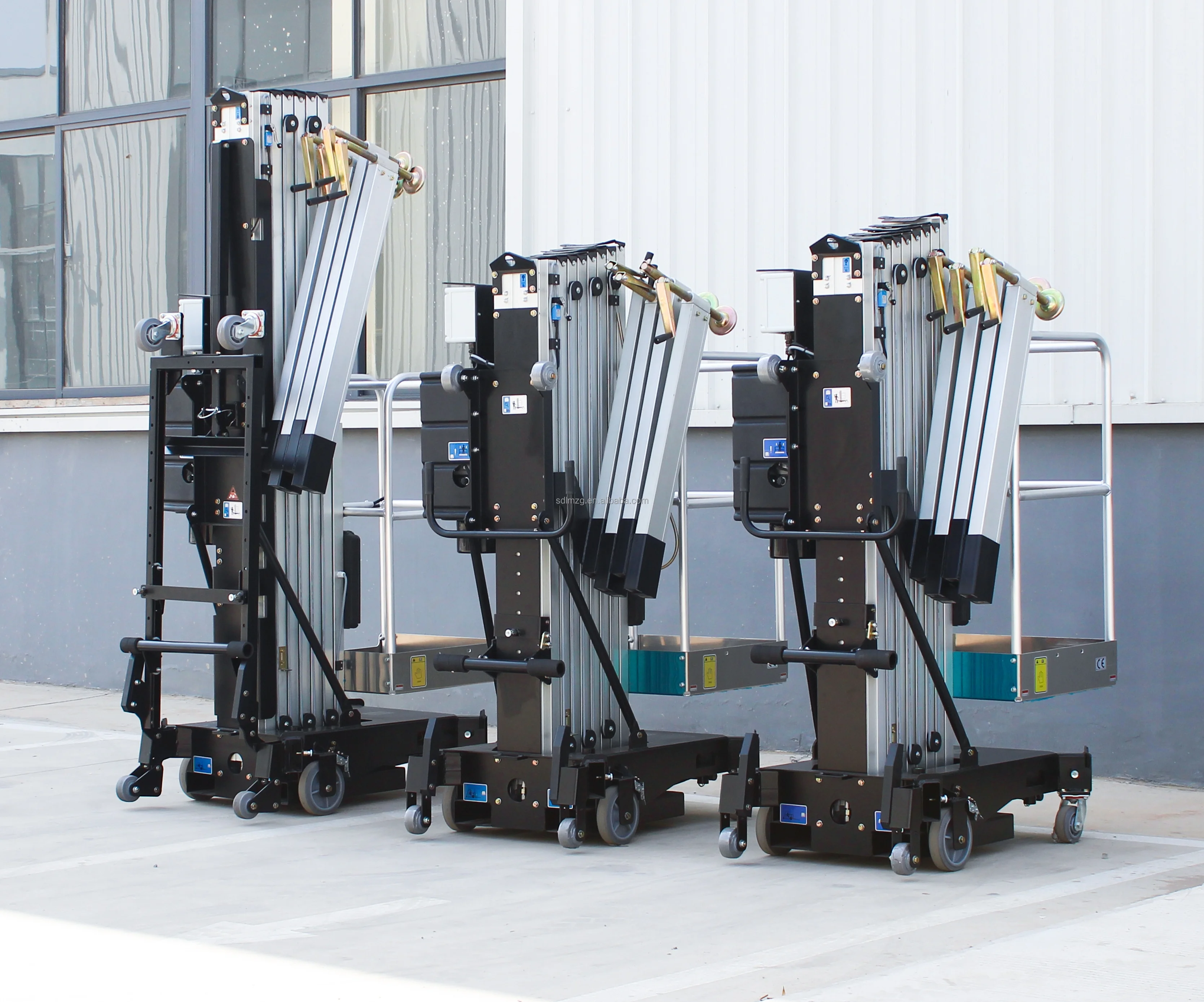 4-24m Hydraulic Vertical Aluminium Elevator Small Mobile Lift Double ...