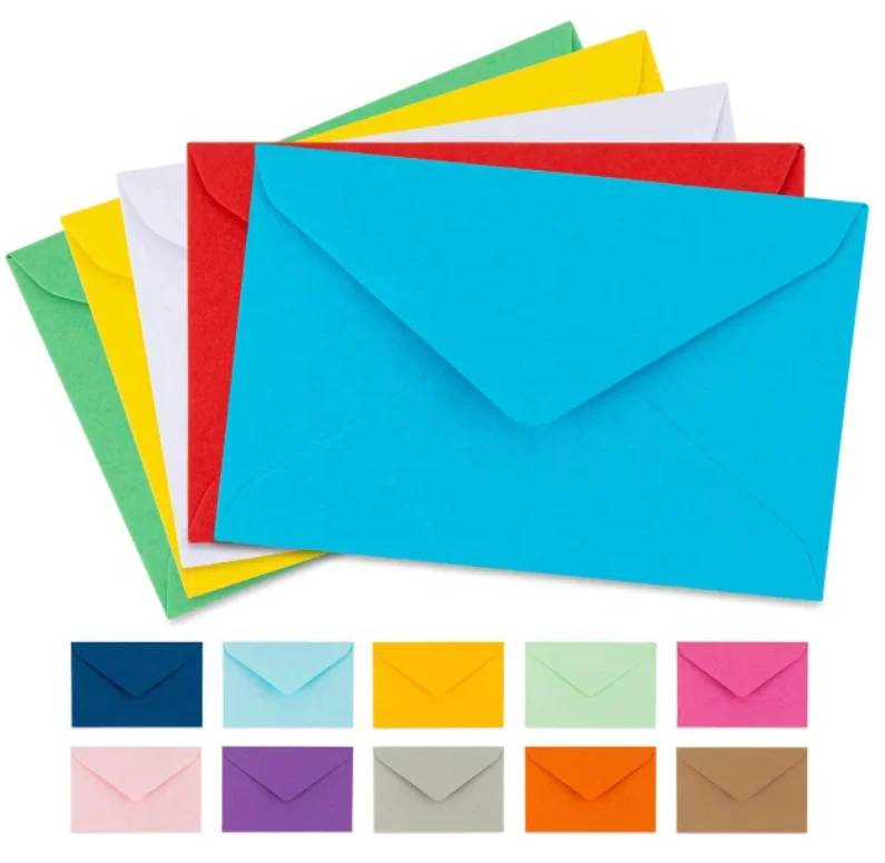 A7 Colored Envelopes and Cards - Perfect for Invitations