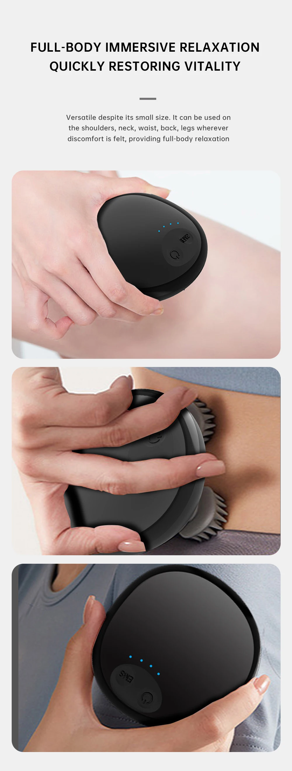 Unbeatable Value: High-tech Head Massager With Red Light,Ems,Human-like ...