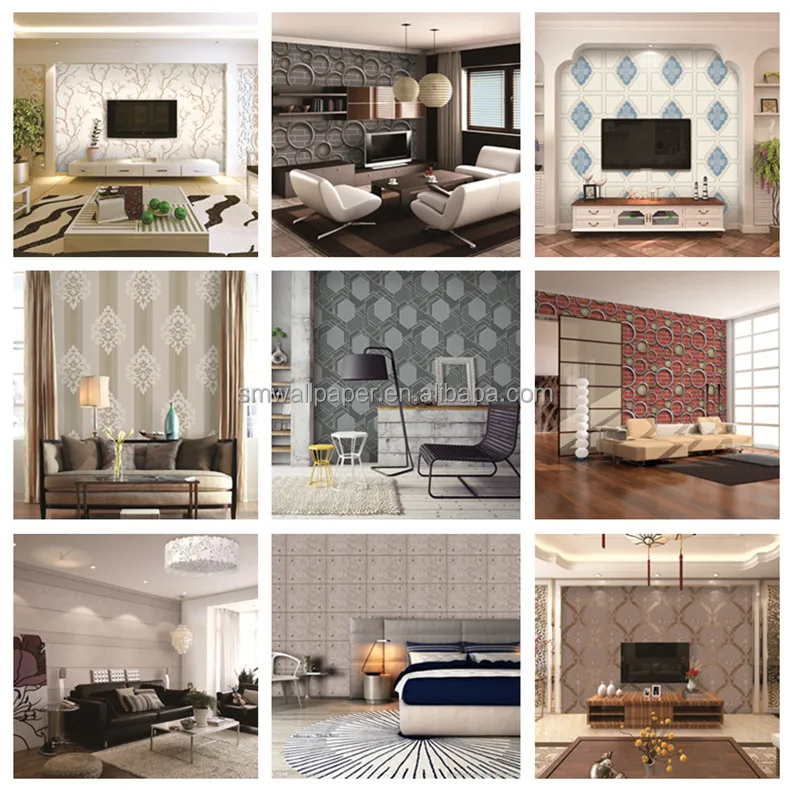 Home Decor Vinyl Suede Wallpapers - Stylish & Durable
