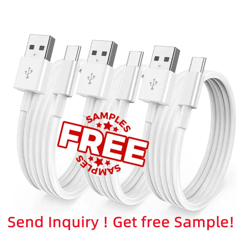 60W Super Fast Charger Cable - White Android 3A Data Cable