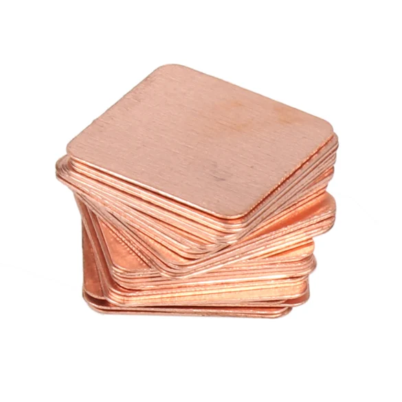 15x15mm 20x20mm Copper Heatsink Thermal Pad for Laptop GPU