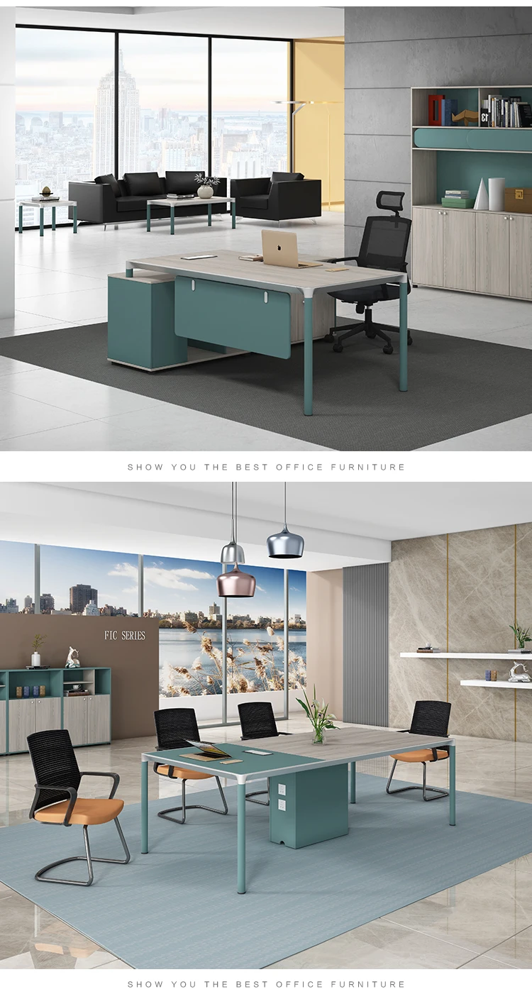 Modern Modular Office Furniture Workstation Working 2 4 6 8 Person ...