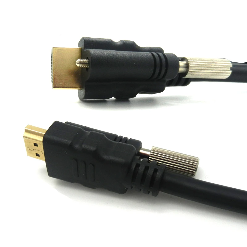High Quality Gold Plated Hdmi Lock Cable 4k Hdmi Cable Male To Male ...