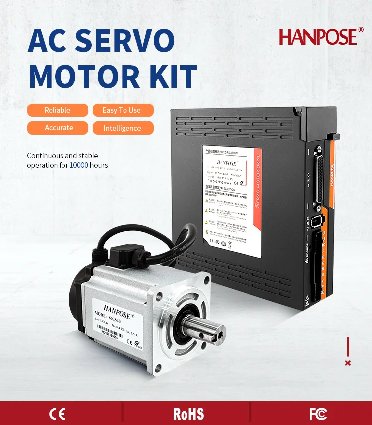 400w 60ss40 Mini Motor Servo Driver Kit Asd240 220v 1.3n.m 2.5a 3000 ...
