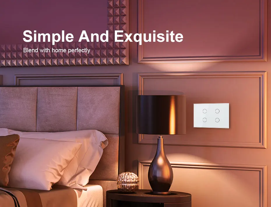 Screen Touch Switch Control Light Switch Livolo Au/us Standard C9 2 ...