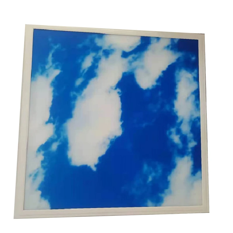 Skylight Blue Sky Clouds Recessed 600x600mm 30x120mm Decorative Led ...