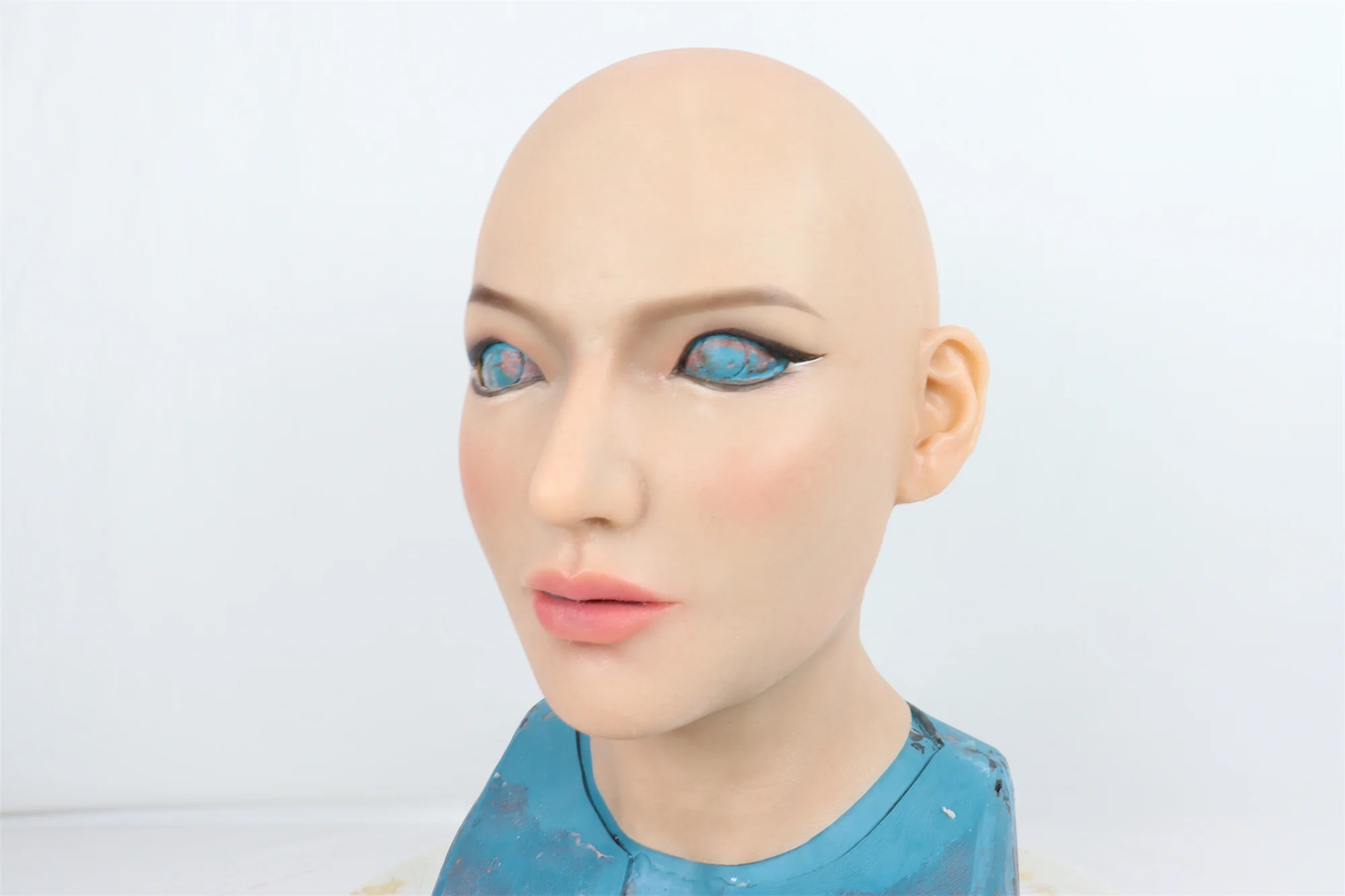 Alibaba.com: Silicone Breast Realistic Latex Cosplay Mask, Full Face ...
