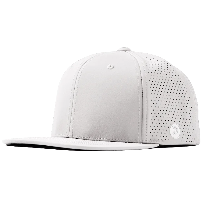 Custom Logo 6 Panel Laser Cut Perforated Baseball Cap Snapback Branded ...