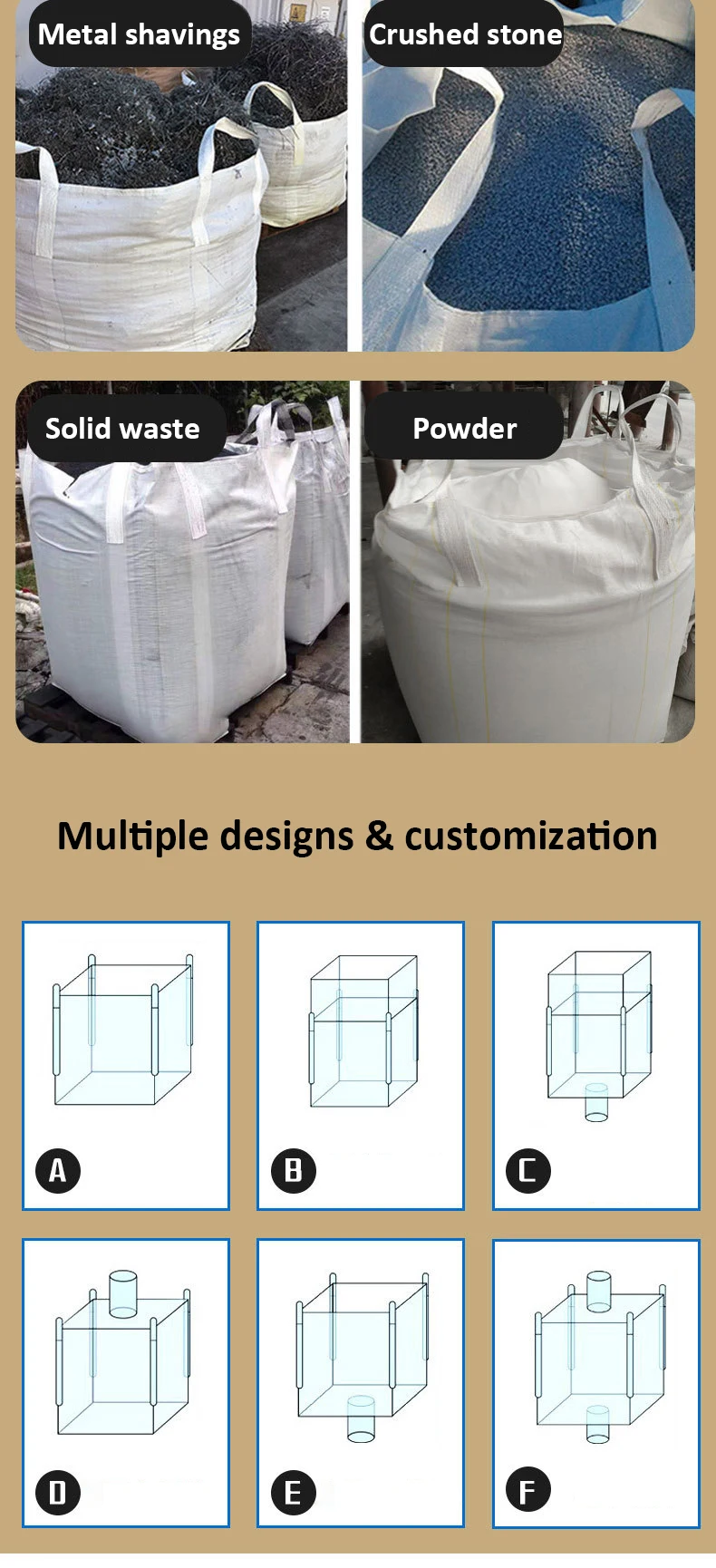 Heavy Duty Big Bag Fibc For Loads Of Powders Resins And Grains ...