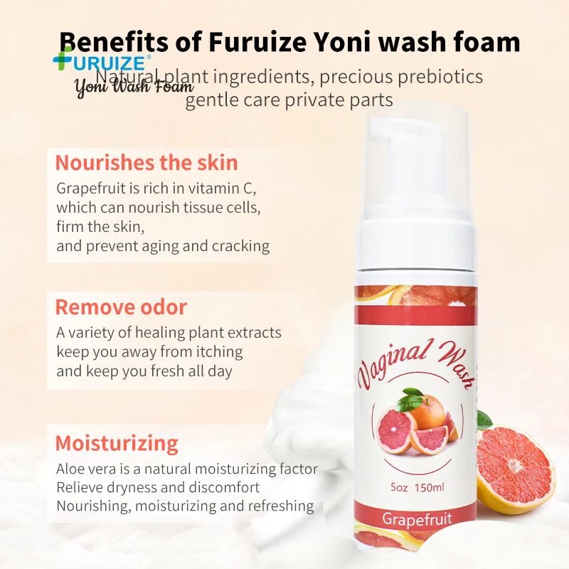Private Label Foaming Yoni Wash Vaginal Clean Feminine Intimate ...