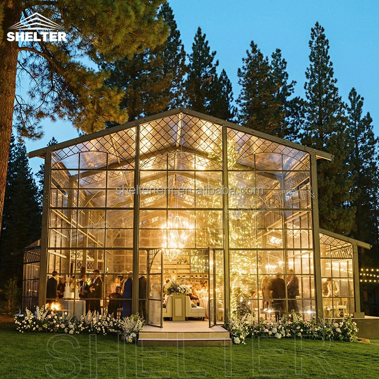 Atrium Event Tents - Durable, Clear Frame Wed Tent Canopy