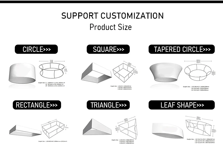 Overhead Stretch Tension Fabric Hanging Signs for Trade Show