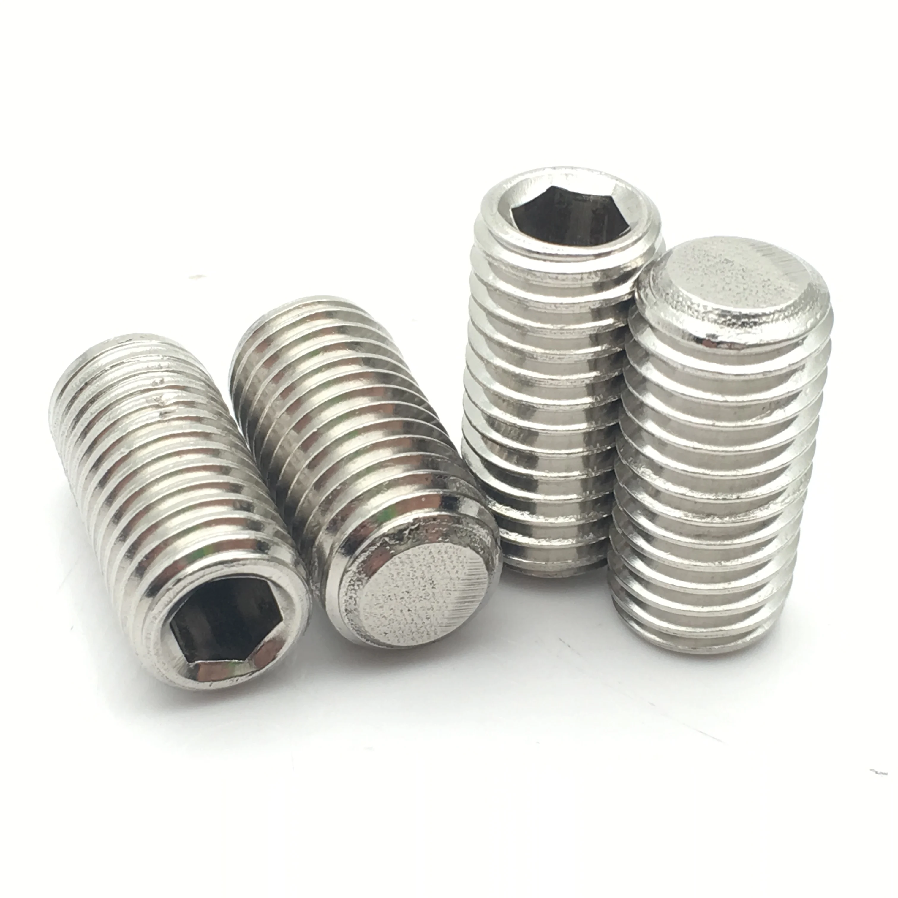 DIN913 Stainless Steel 304 316 Flat Point Set Screw M3-M12| Alibaba.com