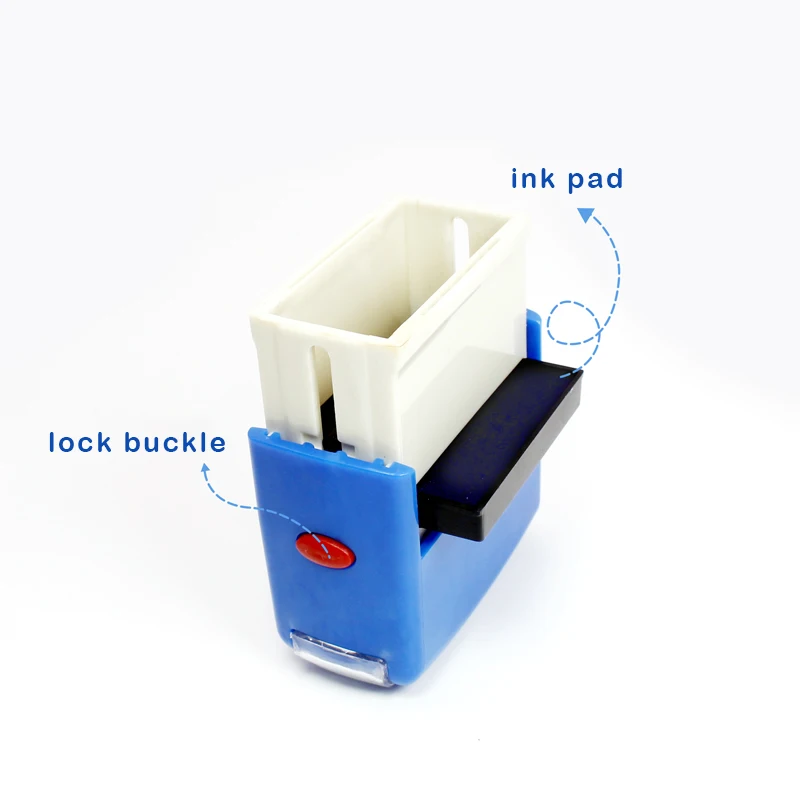 Self Inking Stamps Custom Automatic Personal Office Name Logo ...