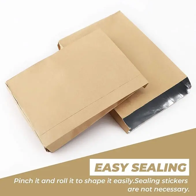 Custom Biodegradable Food Grade Kraft Paper Printed Aluminium Foil ...